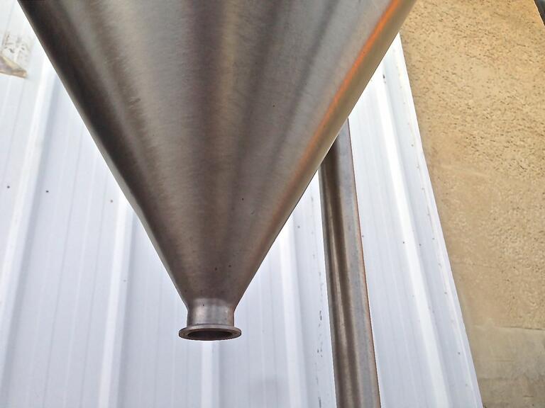 CUVE INOX CONIQUE OUVERTE 100 L - Occasion