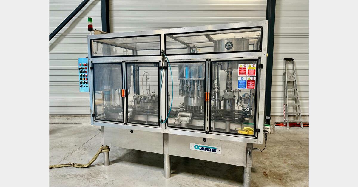 MONOBLOC - Rinsing / Pulling / Capping ALFATEK - 3 000 Bt/h 007166