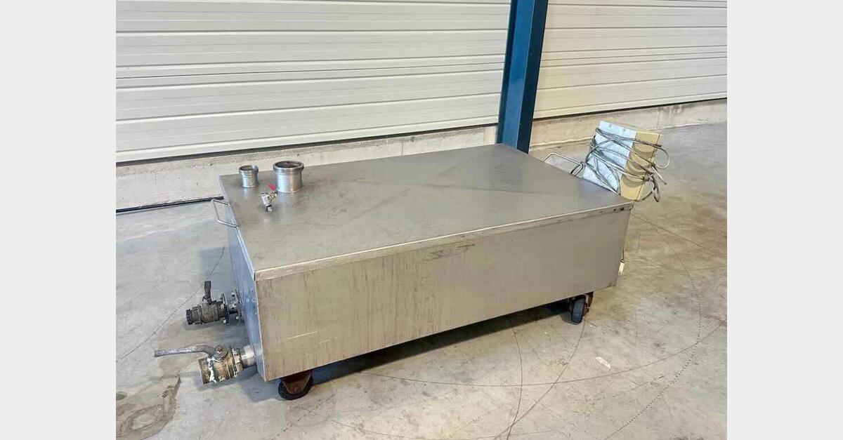 Bac inox - Sur roulette 4 HL 007623